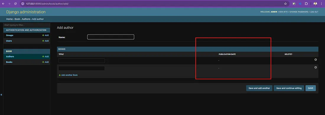 掌握Django内联TabularInline和StackedInline示例 | Macro Zhao的分享站