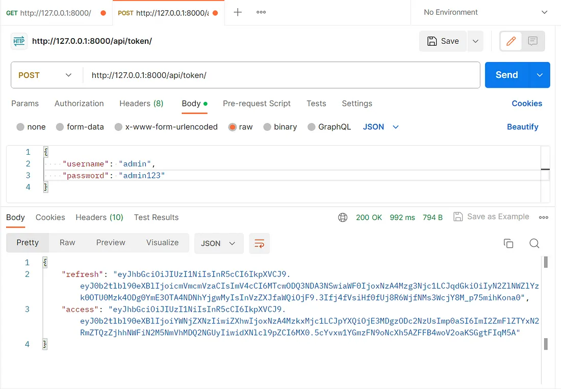 使用Simple-JWT通过JWT认证保护Django REST API的项目示例 | Macro Zhao的分享站